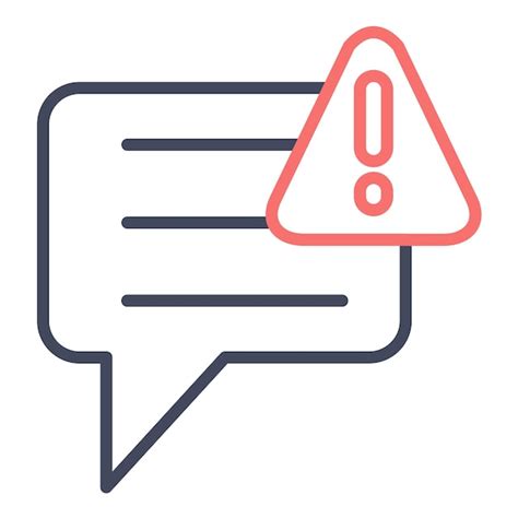 Premium Vector Message Alert Vector Illustration Style