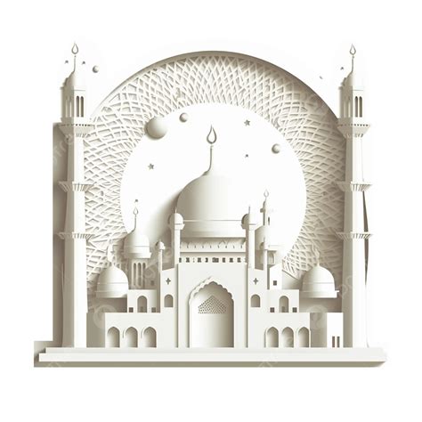 Paper Cutting Pattern For Eid Festival Eid Al Fitr Paper Cut Pattern