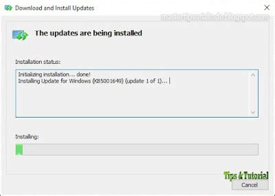 Memperbaiki Error Update We Couldn T Install This Update But You Can Try Again X Di