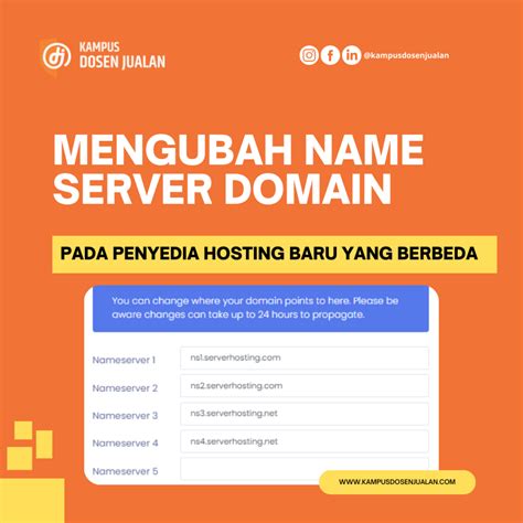 Bagaimana Mengubah Name Server Domain Pada Penyedia Hosting Berbeda Sekolah Digital Marketing