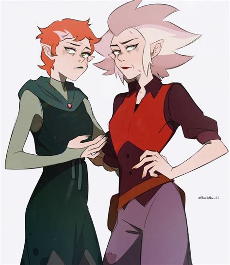 Lilith And Eda • The Owl House Owl House Owl Hotel Art