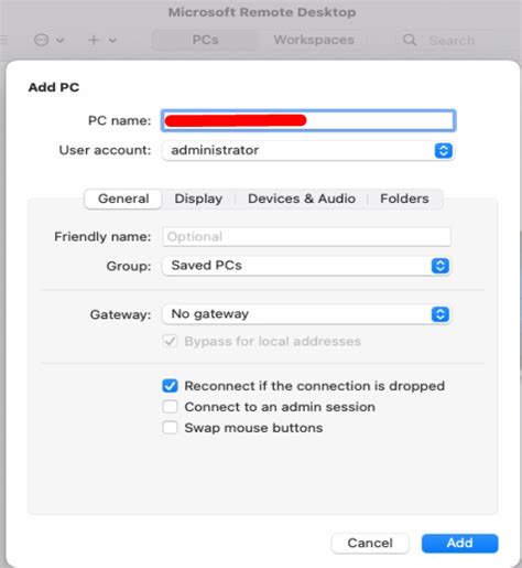 How To File Share Through RDP From MacOS GreenCloud Documentation