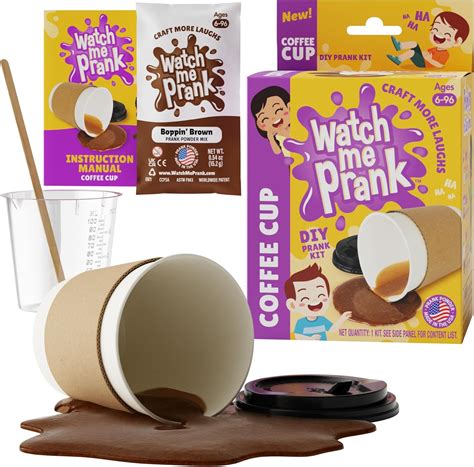 Wowmazing Watchmeprank Coffee Cup Prank Kit Funniest
