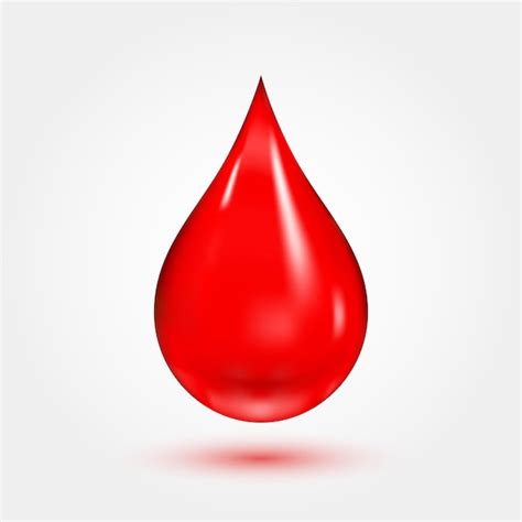 Premium Vector Red Blood Drop