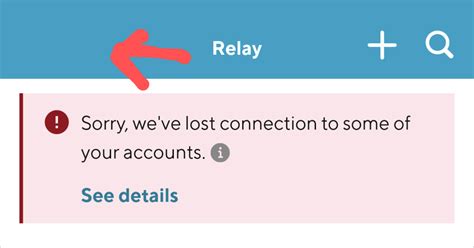 Relay Back Button Missing Rsofi