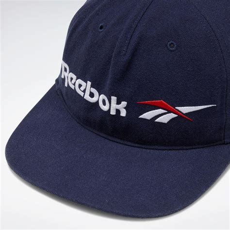 Reebok Apparel Men Classics Vector Flat Peak Cap Vecnavvecnav Reebok
