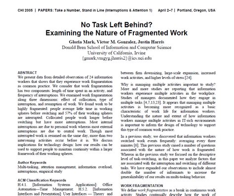No Task Left Behind Examining The Nature Of Fragmented Work High Performance Routines