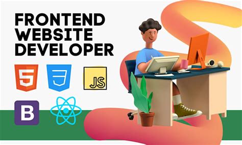 design your frontend using html css react and animations by