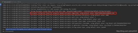 Jasypt对springboot配置文件加密解密及在测试加密解密中遇到的坑reason Javalang