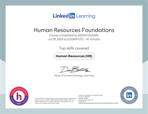 Ashish Gusain On Linkedin Certificate Of Completion