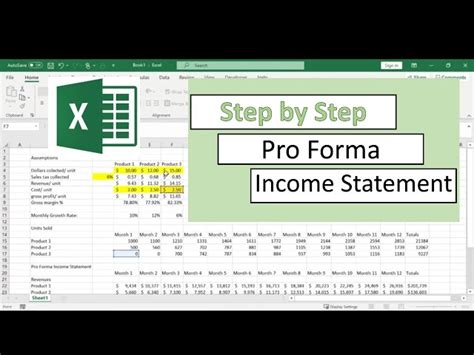 excel pro forma i invoice