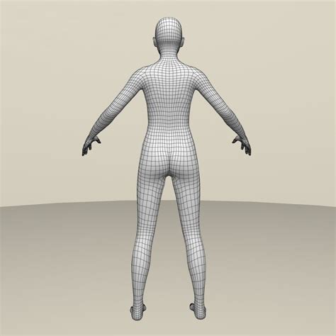 Female Base Mesh Female Base Female Mesh