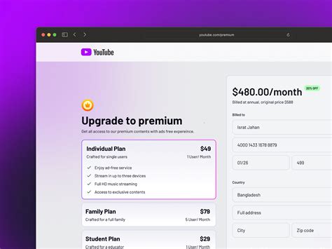 Subscription Daily Ui Challenge 26 100 By Israt Jahan On Dribbble