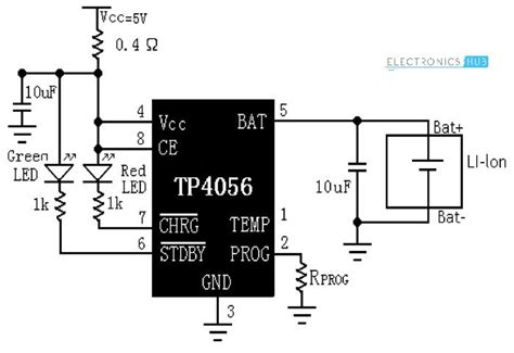 Tp4056 Lithium Ion Battery Charger Battery Charger Circuit Lithium Ion Batteries Battery Charger
