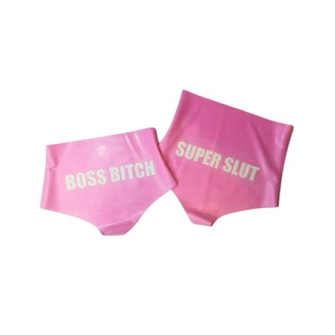 Custom Text Latex Knickers Fetasia Latex