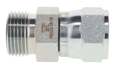 Fs6402 Sae O Ring Face Seal Orfs Male X 37° Female Jic Swivel Adapter