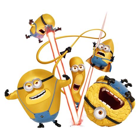 Despicable Me 4 Mega Minions Group Wall Sticker Minions Despicable