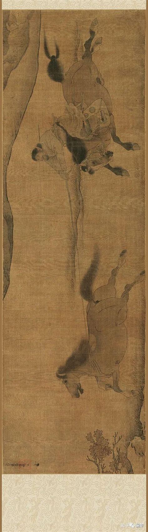 金 · 杨微《二骏图》 知乎
