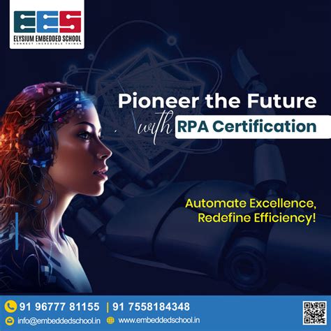 🚀🎯 Pioneer The Future With Rpa Certification Automate Excellence Redefine Efficiency
