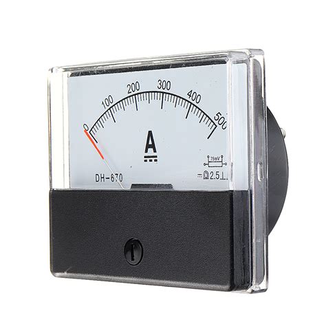 Pointer Analog Amp Panel Meter Current Ammeter Dc 0 500a 500a With