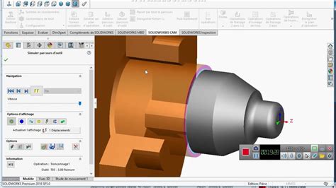 programmation cnc solidworkscam et simulation sur swansoft العربية youtube