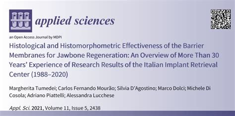 Applied Sciences Mdpi On Linkedin Specialissue Materials Oral Openacces Mdpiapplsci