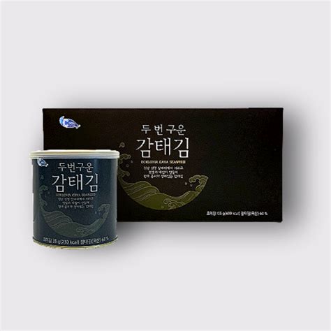 두 번 구운 감태김 캔세트 3캔