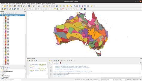 using qgis default random color ramp in categorized symbology using