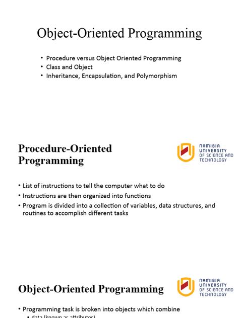 Object Oriented Programming Pdf Method Computer Programming Class Computer Programming