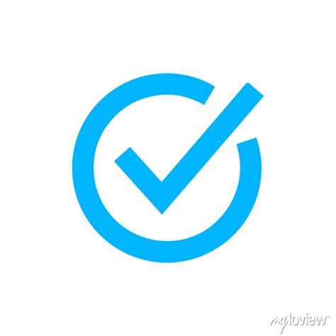 Check Mark Vector Icon Checkmark Right Symbol Tick Sign Ok • Wall