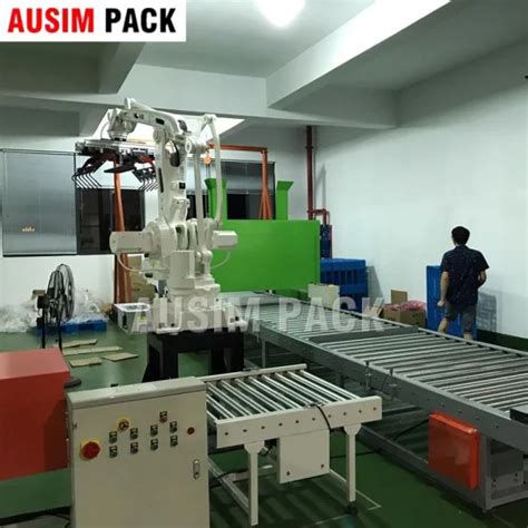 Multiple Size Empty Pallet Dispenser For Can Robot Palletizing System