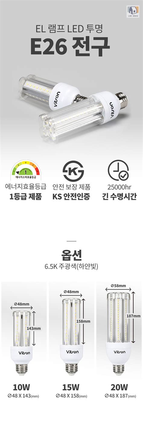 Led El 램프 전구 B2b