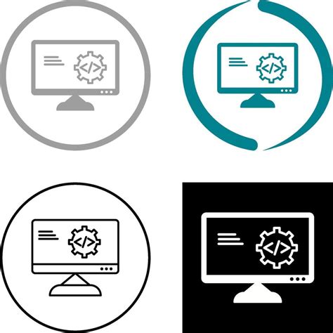 Unique Code Optimization Icon Design 44327194 Vector Art At Vecteezy