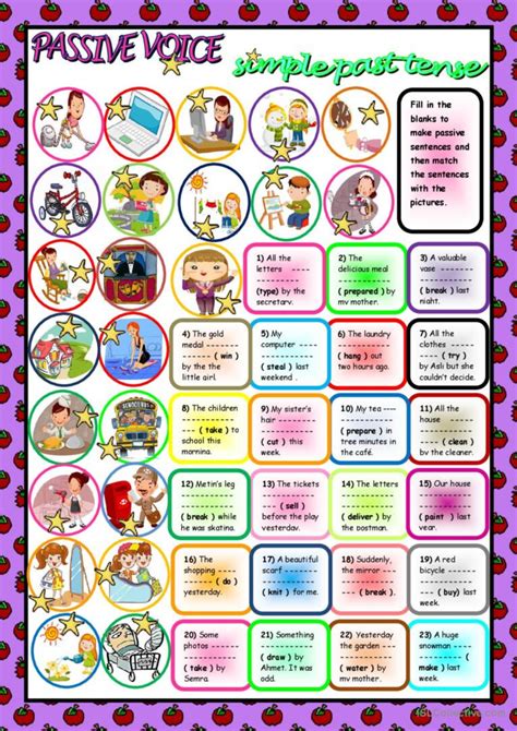 Passive Voice Français Fle Fiches Pedagogiques Pdf And Doc