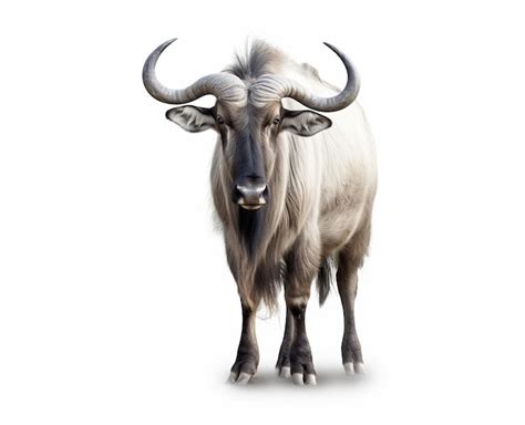 Premium Ai Image Gnus Isolated On White Background