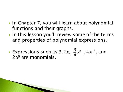 Ppt Polynomial Expressions Powerpoint Presentation Free Download