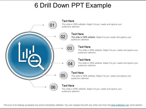 6 Drill Down Ppt Example Powerpoint Slide Presentation Sample Slide Ppt Template Presentation