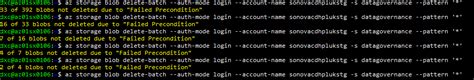 Az Storage Blob Delete Batch Do Not Remove Non Empty Folders Issue Azure Azure Cli