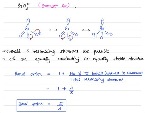 Solved Draw Resonance Lewis Structures For Bromate V BrO3