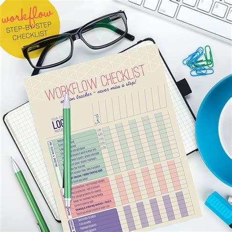 Workflow Checklist Planning And By BabeSweetDesigns On Etsy