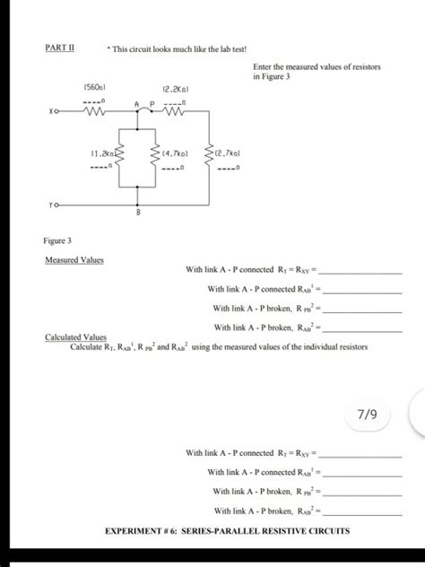 solved part iv rt measured calculate rt show calculation