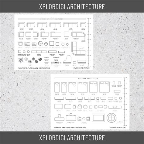 Diy Free Printable Furniture Templates For Floor Plans Wooden Pdf