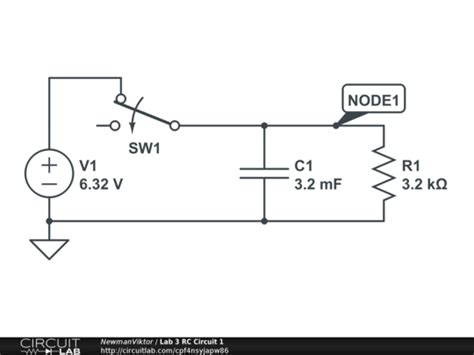 Lab 3 Rc Circuit 1 Circuitlab