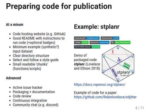 Creating And Sharing Code For Reproducible Research And Scalable Impact Robin Lovelace