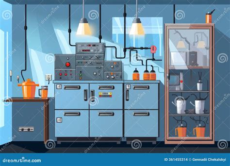 Electrical Distribution Diagram Main Transformer And Switchboard With Current Flow Arrows