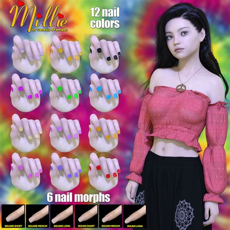 Millie For Genesis 8 Females Redux 3d Figure Assets 3dloki