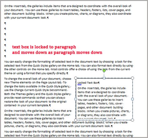 Lock Textboxes In Word
