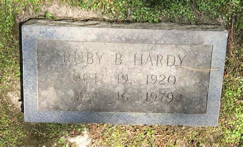 Ruby Cobb Beaman Hardy 1920 1979 Find A Grave Memorial