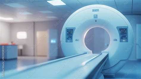 Advanced Mri Or Ct Scan Medical Diagnosis Machine At Hospital Lab As