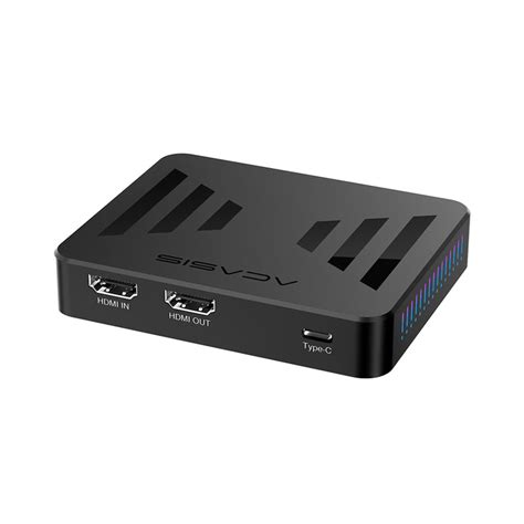 Acasis 4kp60 Hdr Pass Through Hdmi 2 1 Capture Card With Streaming